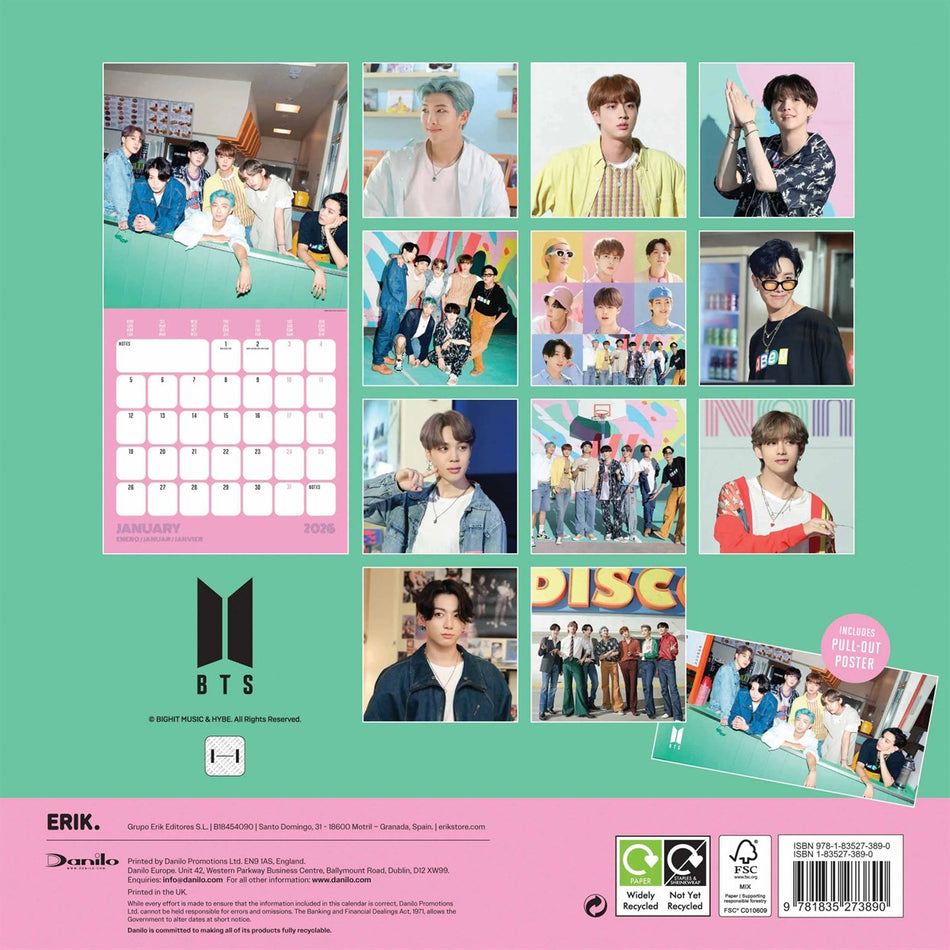 BTS Calendar 2026 – KeaPOP